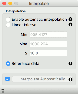 Orange Data Mining - Interpolate