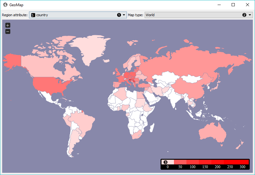 Orange Data Mining - Document Map